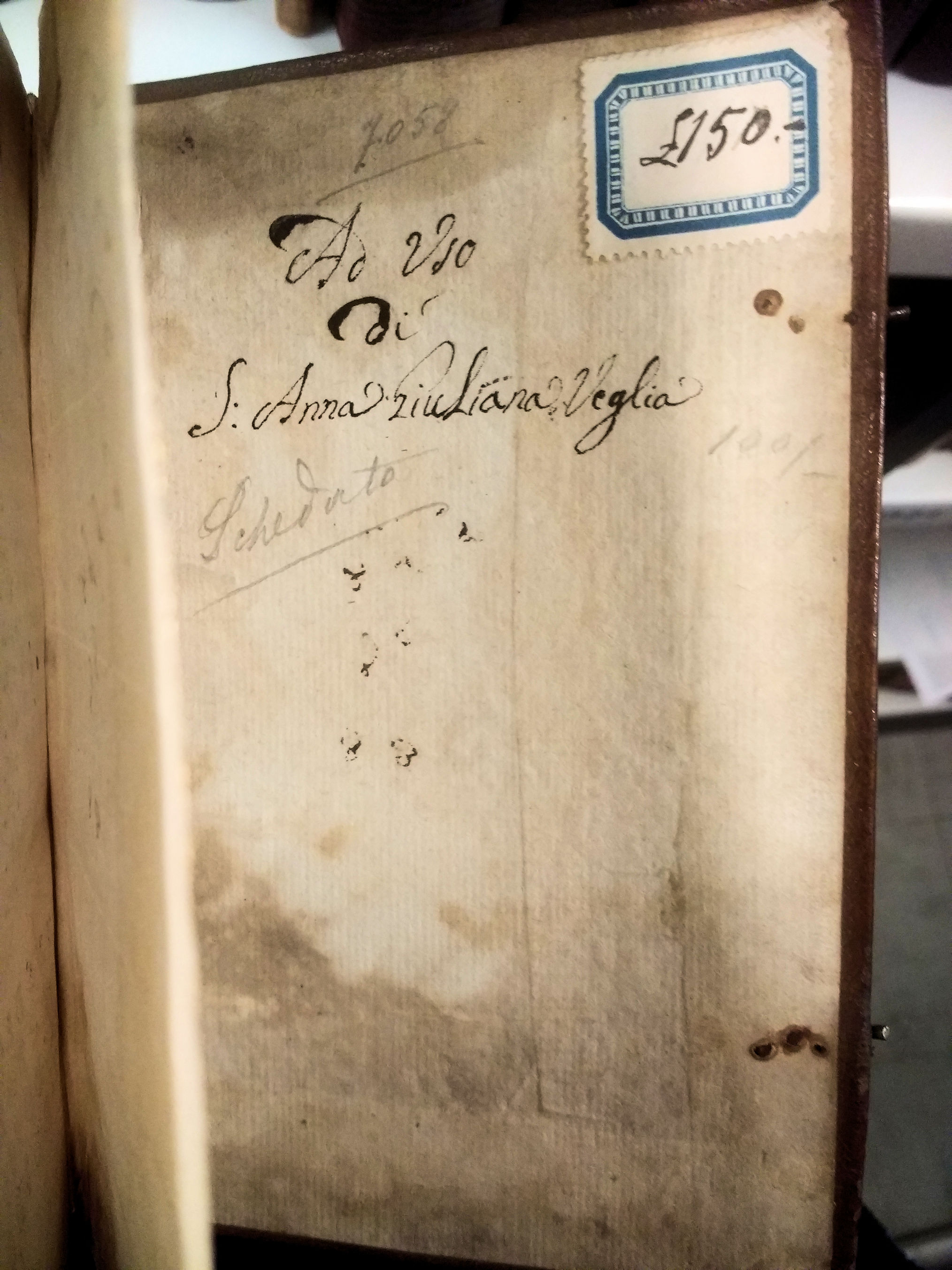 P is for Paste-down – Manuscripts and More